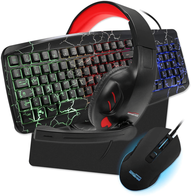 Pack Gaming Combo 5 en 1 Warriors AMSTRAD.